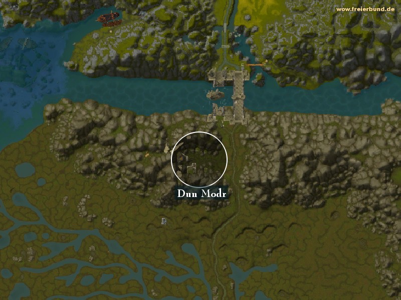 Dun Modr Landmark Map And Guide Freier Bund World Of Warcraft