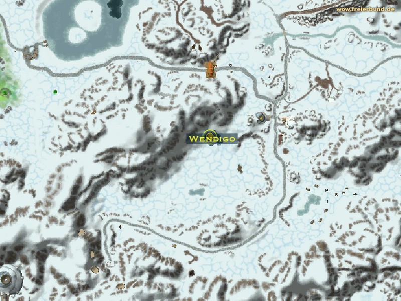 Wendigo Monster Map And Guide Freier Bund World Of Warcraft