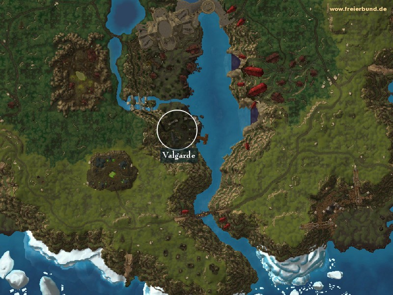 Valgarde Landmark Map And Guide Freier Bund World Of Warcraft
