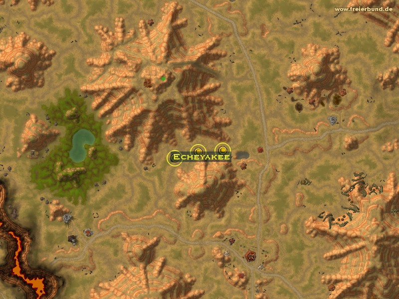 Echeyakee Monster Map And Guide Freier Bund World Of Warcraft